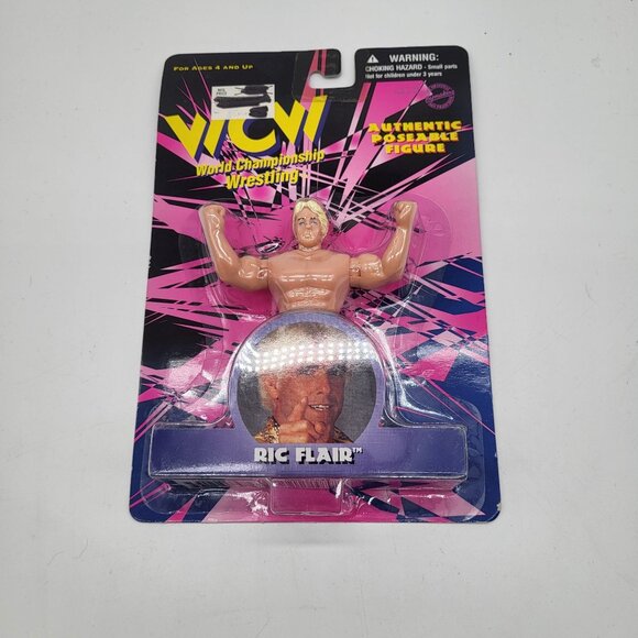 Wcw | Toys | Vtg 998 Wcw Ric Flair Poseable Action Figure Wrestler San ...